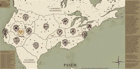I Luoghi Di Hunger Games La Mappa Di Panem E Dei Suoi Distretti