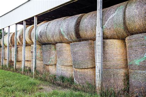 Storing Round Bales