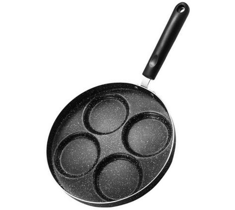 Just Simplified 4 Holes Multifunction Frying Pan 1 L Capacity Carbon