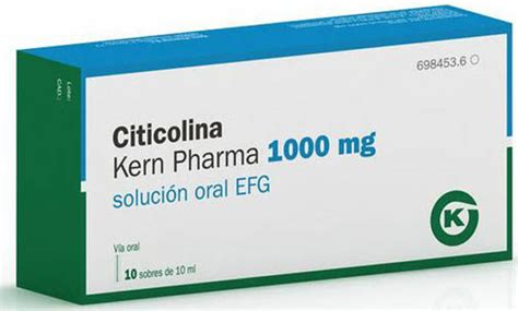 Kern Pharma Efg Lanza Su Presentación De Citicolina En Solución Oral En