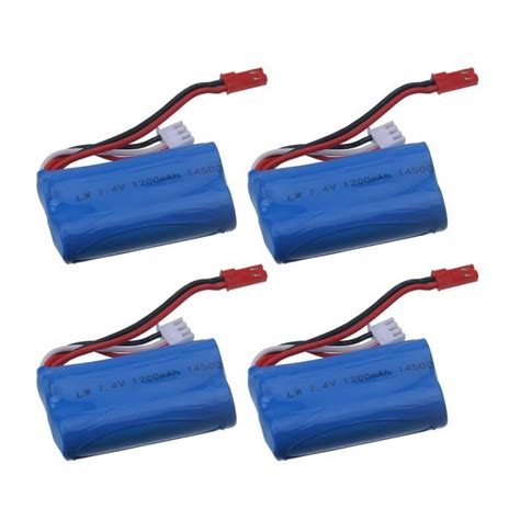 Batterie 4 Pièces 7 4v 1200mah 14500 Eddie Ion Batterie Pour Syma F1