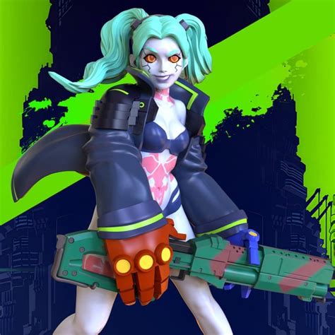 Rebecca 3d Fan Art By Me Oxo3d Rcyberpunkgame