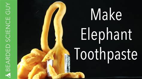 Elephant Toothpaste Science Experiment Explanation At Lorelei Rios Blog