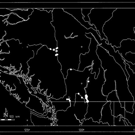 North American Distribution Of Myotis Ciliolabrum From Van Zyll De