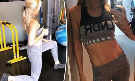 Roxy Jacenko Flaunts Washboard Abs During Grueling Workout Daily Mail
