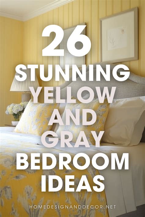 27 Fresh Yellow And Gray Bedroom Ideas 2025 Home Design And Decor