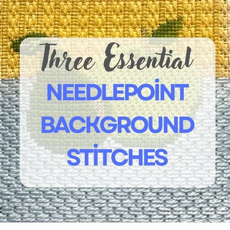 Needlepoint Stitches Artofit