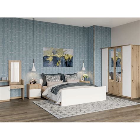 ᐉ Спальня комплект Світ Меблів Ким 3 элементов Дуб артизан • Купить в Киеве Украине • Лучшая