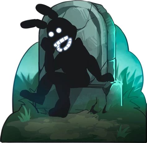 Shadow Bonnie Cutout Curse Of Dreadbear Fnaf Art Fall Fest