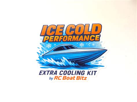 Ice Cold Sticker St006 Rc Boat Bitz