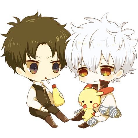 Hijigin Ginhiji Chibi Hijikata X Gintoki Animemangá Gintama