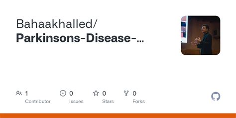 Github Bahaakhalledparkinsons Disease Classification