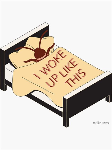 Franz Kafka Gregor Samsa Cockroach Sticker For Sale By Maikamess