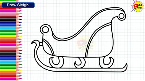 How To Draw Sleigh Lba Drawings Youtube