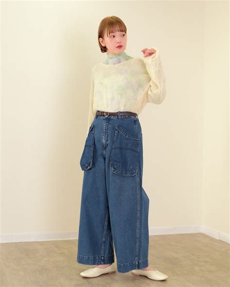 Cotopone ワークボリュームポケットデニムパンツ Cp24 A318 Reef Onlinestore