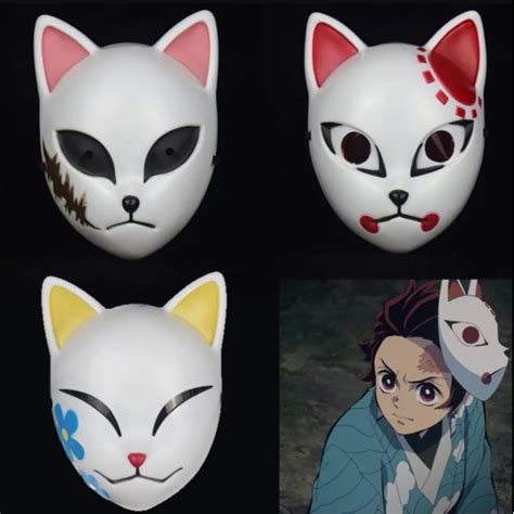 Spīdoša Led El Wire Demoniskās Lapsas Kicune Maska Sikumilv Idejas Dāvanām