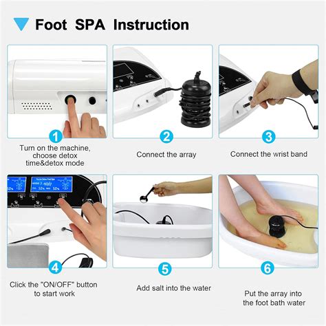 Dual Ionic Foot Bath Detox Machine Professional Foot Detox Machine Ionic Ion Detox Foot Bath