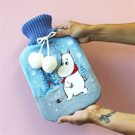 Moomin Hot Water Bottle Snow Bouchic
