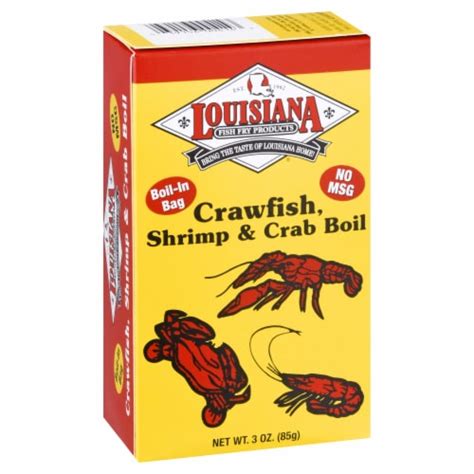 Louisiana Fish Fry Boil Crab Seed Bag 3 Oz Case Of 12 3 Oz Each