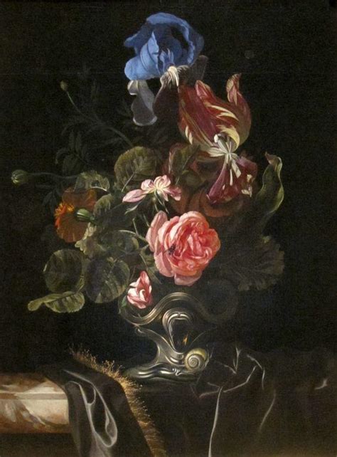 荷蘭畫家cornelis Van Spaendonck靜物畫 每日頭條