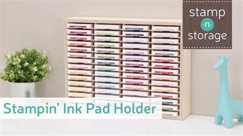 Stampin Ink Pad Holder By Stamp N Storage Youtube