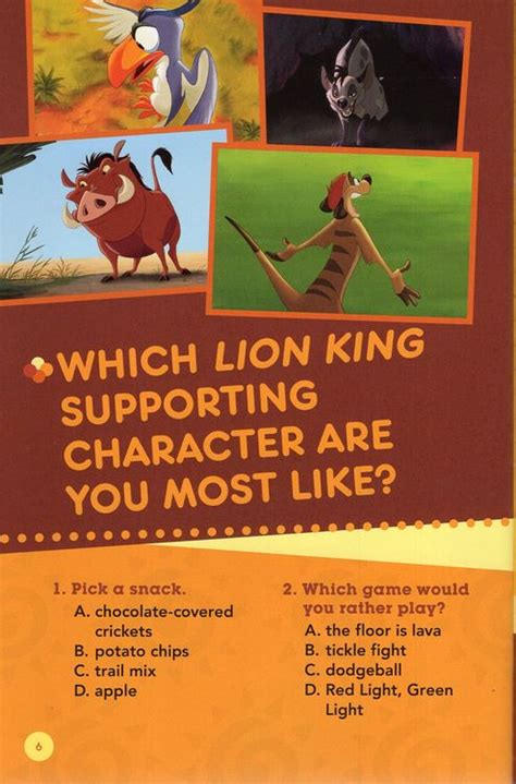 Lion King Quizzes Hakuna Matata Disney Quiz Magic