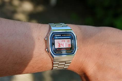 Casio A168 Classic Red Modified Custom Casio A168 With Red Polarizing