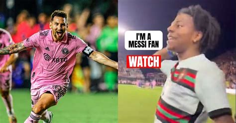 “if Messi Scores This Free Kick Im A Messi Fan” Ishowspeeds