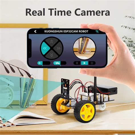 Wifi Robot Esp32 Camera Iot Kit With C Programming Tutorial Ideal For Beginners And Diy