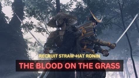 Ghost Of Tsushima Blood On The Grass Recruiting Straw Hat Ronin