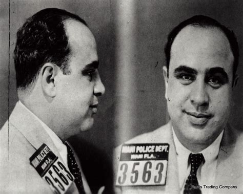 Al Capone Mugshot Print 1930s Miami Gangster Photo Etsy