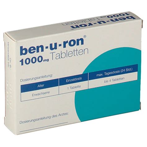 Ben U Ron® 1000 Mg 9 St Shop Apotheke
