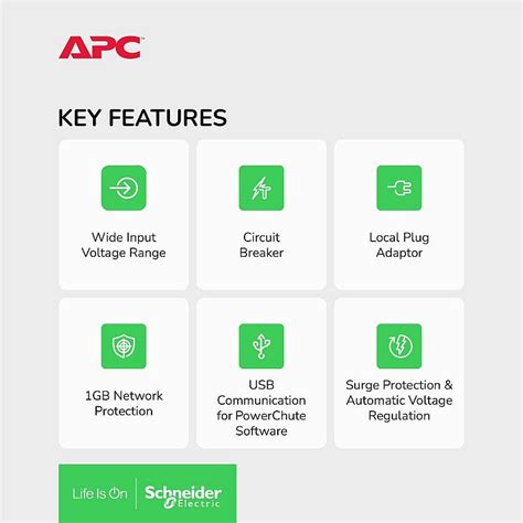 Apc Ups Line Interactive Ups Apc Bx950 Bx950mims 950va 520w Avr Usb Software • Toko Ups