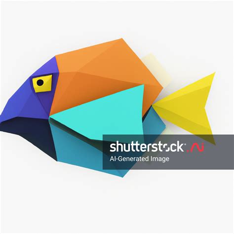 Low Poly 3d Image Logo Reef Ai Generated Image 2256817603 Shutterstock