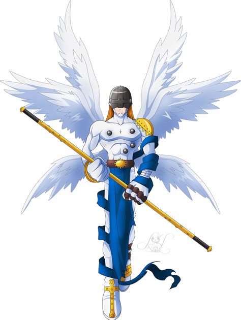 Angemon Render By Ladyheinstein On Deviantart