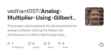 Github Vedhant007analog Multiplier Using Gilbert Cell This Project