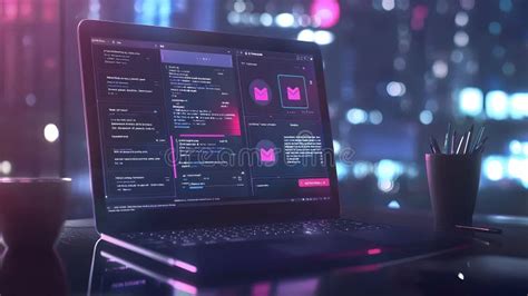 Digital Collaboration In A Modern Workspace Urban Setting Technology