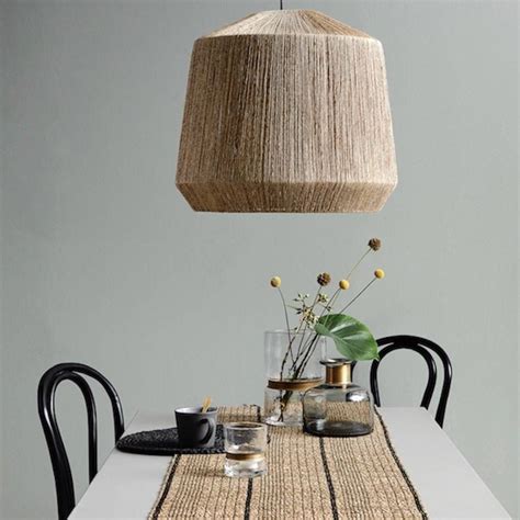 Extra Large Natural Jute Lampshade By The Forest And Co Jute Lamp