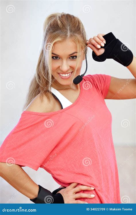 Fitness Instructor Stock Image Image Of Lifestyle Body 34022709