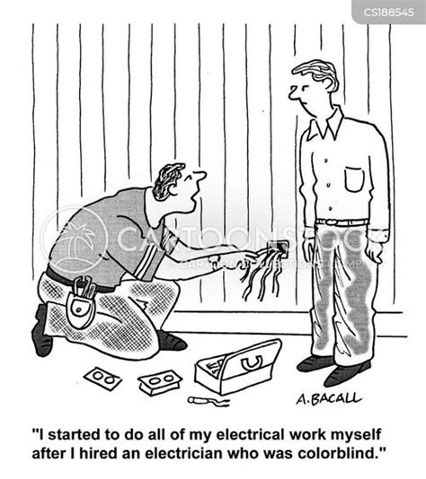 Electrical Work Cartoons And Comics Funny Pictures From Cartoonstock