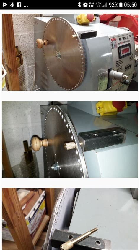 Drechselwerkzeug Drehmaschine In Aktion