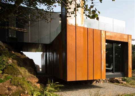 Grillagh Water House Built From Stacked Shipping Containers