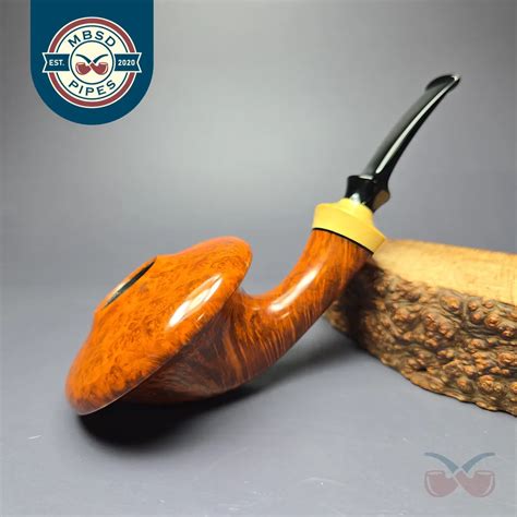 Lasse Skovgaard Xl Smooth Calabash W Boxwood Estate Briar Pipe Unsmoked