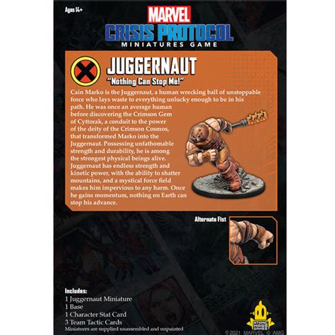 Marvel Crisis Protocol Juggernaut Asmodee North America Marvel Crisis Protocol Juggernaut Asmodee North America