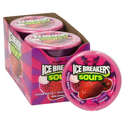 Ice Breakers Sours Berry 42g — Joys Delights Lolly Shop Online