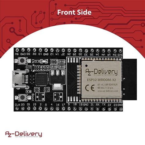 Azdelivery Esp 32 Dev Kit C V4 Wlan Wifi Development Board Compatibel