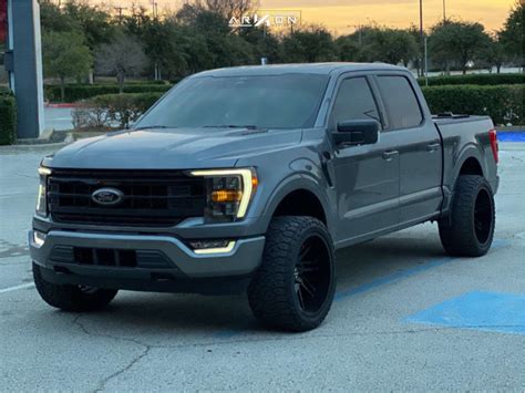 2022 Ford F 150 Wheel Offset Aggressive 1 Outside Fender Leveling