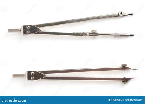 Two Compasses Stock Image Image Of Geometry Design 10202305