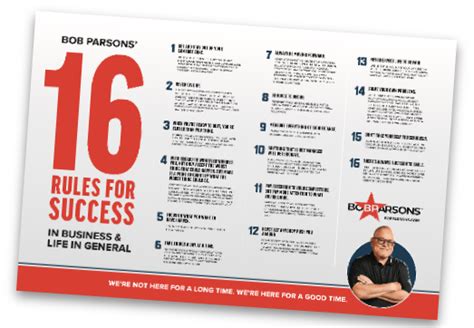 Purchase 16 Rules Bob Parsons