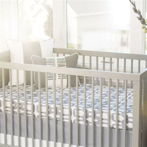 Stone Crib Skirt From Oilo Shop Mix And Match Bedding Separates To Create Your Dream Nursery At